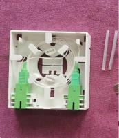 China 2 Port Splitter Fiber Optic Terminal Box for Normal Cable Entries Easy Installation for sale