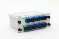 China Fiber Signal Transmission PLC Splitter 1x16 LGX SC APC UPC for Space-Saving Solution for sale