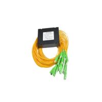 China 3- Network Fiber Optic PLC Splitter 1x4 2x8 16x32 ABS Module Box Passive Optical Connector for sale