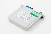 China 1*4 Fiber Optic Green SC APC to SC UPC Splitter for Huawei Wavelength 1260-1650nm for sale