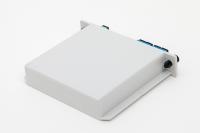 China 1*4 Fiber Optic Green SC APC to SC UPC Splitter for Huawei Wavelength 1260-1650nm for sale