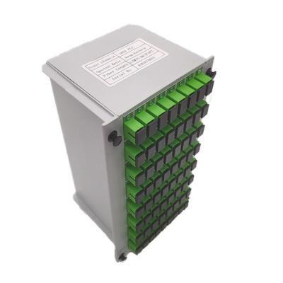 China Return Loss dB ≥50 Fiber Optic Splitter Cassette PLC 1x64 SC UPC for Performance for sale