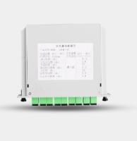 China Telecommunication FAT and FTD FTTH Fiber Splitter with WDM Cassette Type PLC Splitter 1x8 SC APC for sale