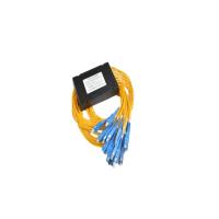 China 3 1x2 1x4 1x8 1x16 Fiber Optic Steel Tube Cable Mini/LGX/ABS Optical Fiber Ratio Optical Coupler Fiber PLC Splitter for sale