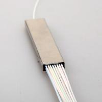 China 1x8 Fiber Optic Splitter in Stainless Tube Closure for 1260-1650nm Operating Wavelength for sale