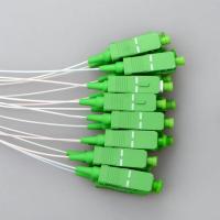 China 1x8 Fiber Optic Splitter in Stainless Tube Closure for 1260-1650nm Operating Wavelength for sale