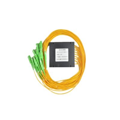 China Network PLC Splitter SC/APC ABS Box Singlemode Fiber Optical Splitter SC/UPC PCL Splitter for sale