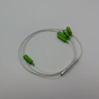 China Telecommunication PLC Splitter 1 2 Mini Differential Fiber Optic Fiber Steel Tube Connector for sale