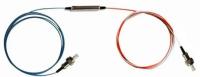 China 3 High Power PER ER 28dB 1x2 1 2 Mini PM FBT Fiber Optic Splitter with G657A Fiber Type for sale