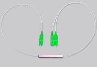 China ANATEL Certified 1x8 SC/APC Micro Mini Block Steel Tube FTTH PLC Splitter and 3 Time for sale