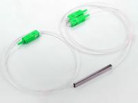China ANATEL Certified 1x8 SC/APC Micro Mini Block Steel Tube FTTH PLC Splitter and 3 Time for sale