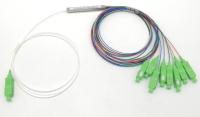 China FTTH Mini Steel Tube Splitter Fiber Optic Micro 1*8 SC APC MINI 1m 1.5m PLC Splitter for sale