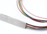 China FTTH Mini Steel Tube Splitter Fiber Optic Micro 1*8 SC APC MINI 1m 1.5m PLC Splitter for sale