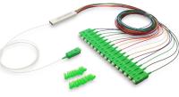 China FTTH Micro Steel Tube Type 1x16 SC APC Fiber Optic Plc Splitter for FAT and FTD for sale