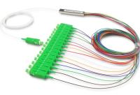 China FTTH Micro Steel Tube Type 1x16 SC APC Fiber Optic Plc Splitter for FAT and FTD for sale