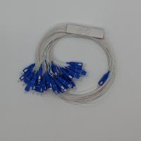 China Telecommunication G657A Fiber PLC Splitter with SC Connectors 1*2 1*4 1*8 1*16 1*32 1*64 for sale