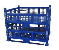 China Torin DZ444 Warehouse Equipment Iron Wire Cage Mesh Foldable and Collapsible Container for sale