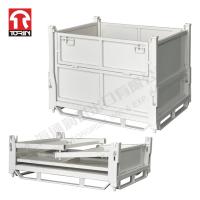 China Torin LK20 Folding Half Door Metal Cage Wire Mesh Container Metal Pallet for sale