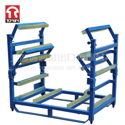 China Torin DZ105 High Quality Heavy Duty Warehouse Pallet Auto Parts Shelf Metal Pallet Wire Mesh Container for sale