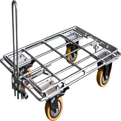 China Car Cargo Silent Car Roll Cart Torin DZ31 	Stainless Steel Car Folding Flat Roll Cart for sale