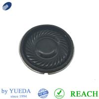 China Black 1.5W 23mm Raw Audio Speakers Small Headphone Raw Speaker Drivers for sale