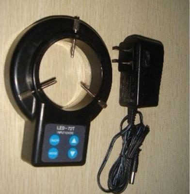 China Optical instruments microscope led ring light LED-72T sector control zone segment 10 step for sale
