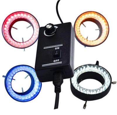 China micrscope ring light  colorful led ring light yellow red blue colors for sale