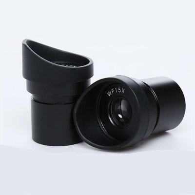China wide field WF15X eyepiece for stereo  microscopes with rubber cup eye protection for sale