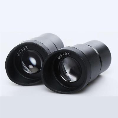 China wide field WF10X eye piece for stereo microscope with rubber eye protection for sale