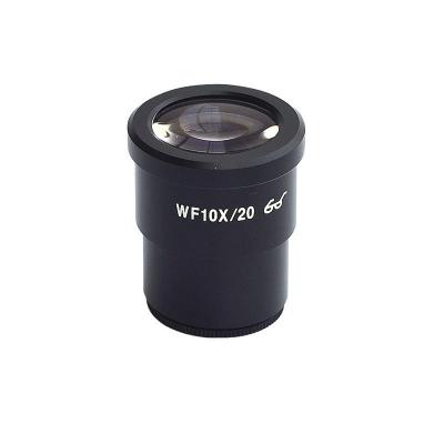 China high eye point eye piece HWF10X wide field view 20mm  for sereo microscope for sale