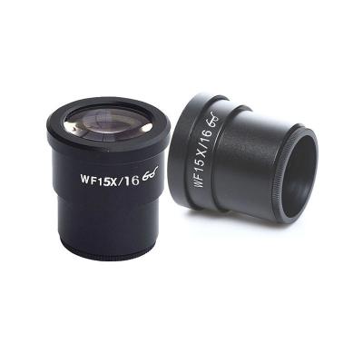 China high eye point eyepiece HWF15X wide field view 16mm application for microscopes for sale