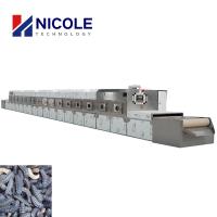 China Water Cooling Automatic Microwave Dryer Machine Industrial SS 304 For BSFL for sale