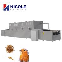 China Yellow Mealworm Microwave Industrial Dryer Automatic Energy Saving Customized for sale
