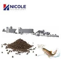 China CE Floating Fish Feed Production Line Extruder Machine Full Automatic Customized for sale