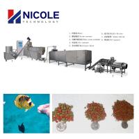 China Floating Fish Food Processing Line Multifunctional Twin Screw Extrusion for sale