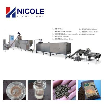 China Floating Fish Feed Pellet Making Machine Automatic Extrusion Type for sale
