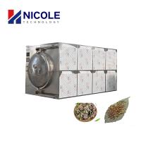 China Box Type High Speed Microwave Vacuum Dryer For Chinese Medicinal Materials for sale