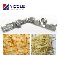 China Fully Automatic Small Scale Potato Chips Making Machine Industrial 220V - 440V for sale