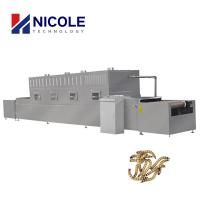 China Stainless Steel Industrial Microwave Dryer Insects Continuous Drying Equipment for sale