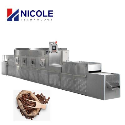 China Coffee Beans Microwave Dryer Machine Continuous Belt Transmission Drying Equipment for sale