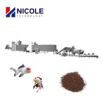 China Twin Screw Extruder 250kg/H Fish Meal Production Line / Machine Diesel Energy for sale