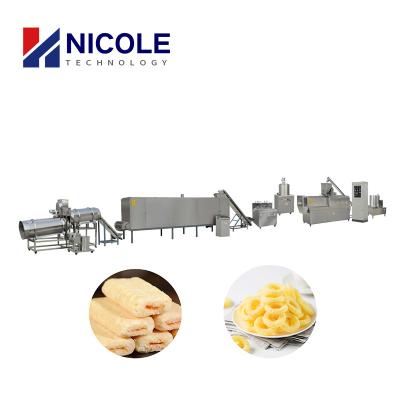 China 500kg/H Ce Snack Food Production Line Twin Screw Stainless Steel Puffed Core Filling for sale