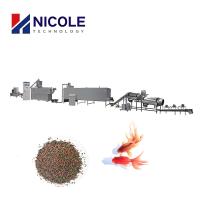 China 30 Mold Fish Feed Production Line , Automatic Fishing Pellet Making Machine Abb Motor for sale