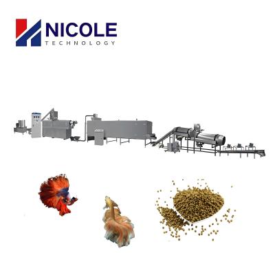China Complete 3 Phase Fish Feed Processing Line Abb Motor for sale