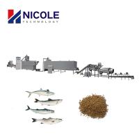 China Electric Gas Twin Screw Floating Fish Food Pellet Making Machine Extrusion for sale