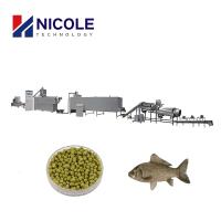 China Complete Automatic Extrusion Floating Fish Feed Production Line 500kg/H for sale