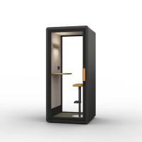 China Commercial Soundproof Booth Workstation Enclosed Meeting Pod 1000x1000x2200mm 110V for sale