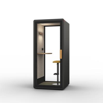 China Commercial Soundproof Booth Workstation Enclosed Meeting Pod 1000x1000x2200mm 110V for sale