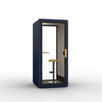 China Acoustic Private Meeting Pod Office Booth 35dB Noise Reduction 1000x1000x2200mm for sale