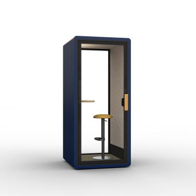 China Acoustic Private Meeting Pod Office Booth 35dB Noise Reduction 1000x1000x2200mm for sale